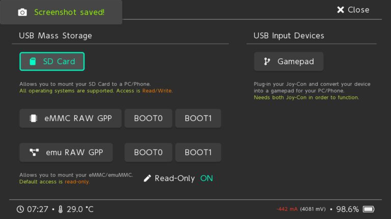 How to use Daybreak to update the firmware of a Nintendo Switch ...